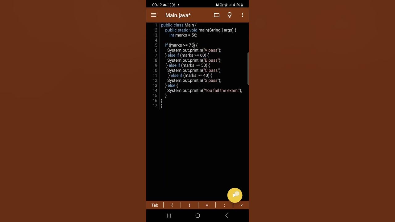 If statement (example 4) in Java #javaprogramming #javatutorial - YouTube