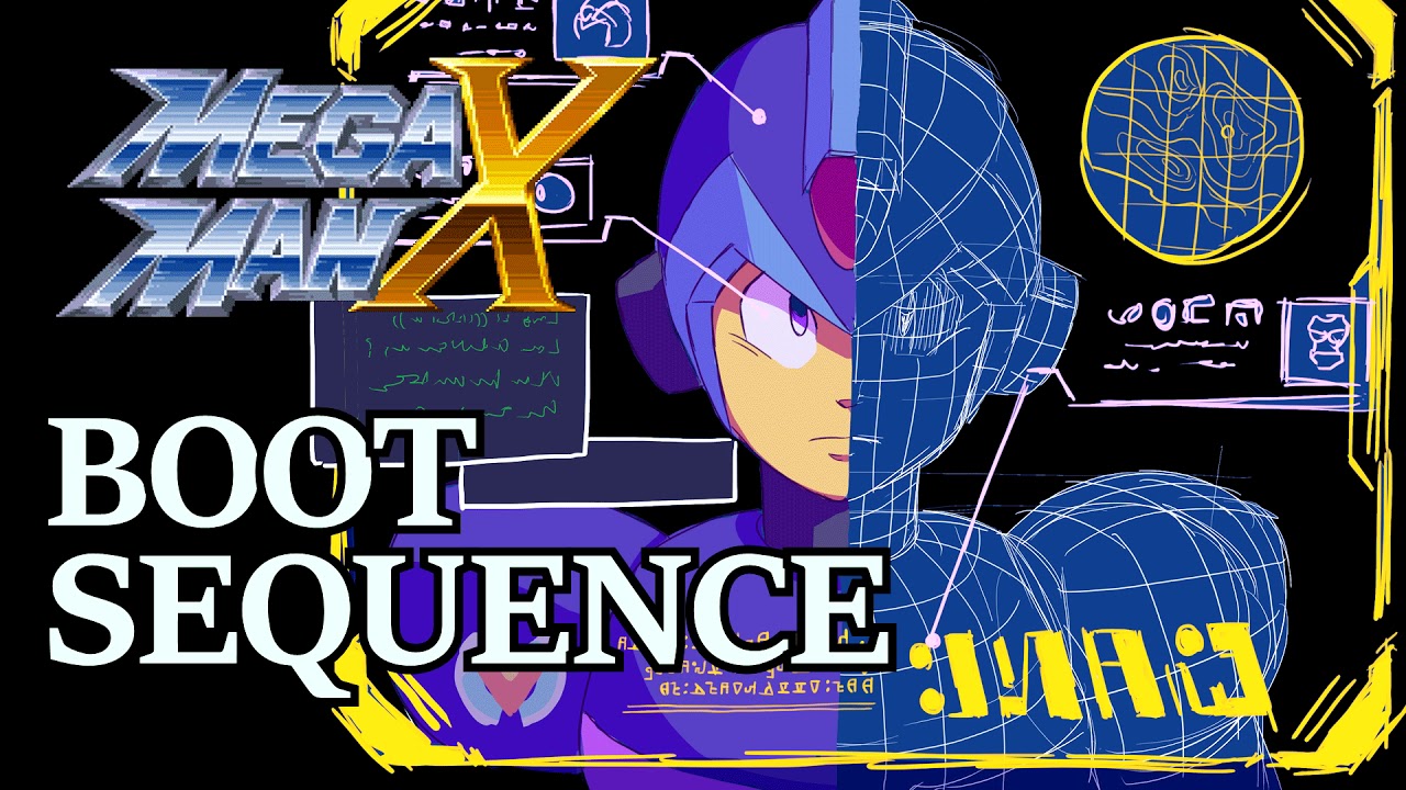 Mega Man X - Boot Sequence (Intro/Title) - YouTube