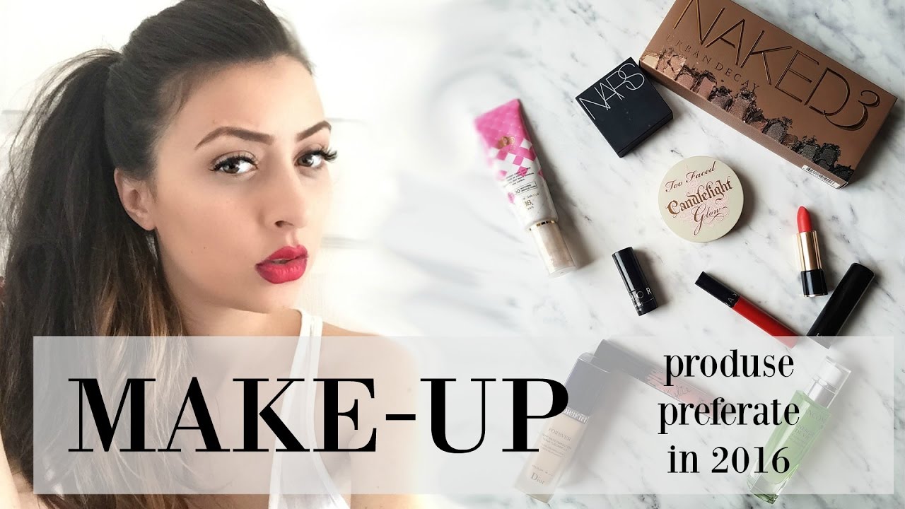 PRODUSE DE MAKE-UP PREFERATE | Best of 2016 - YouTube