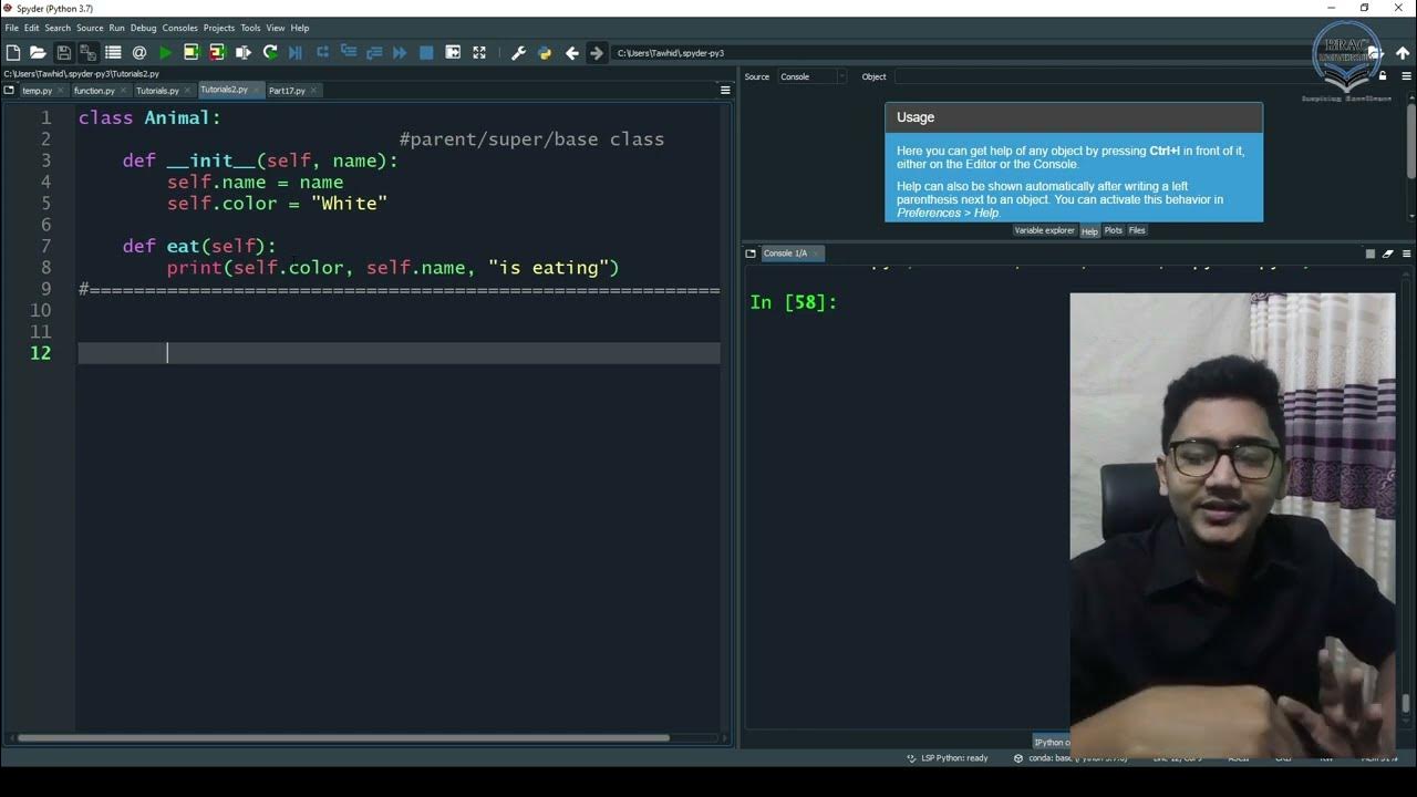 L32 | Python OOP | Inheritance | Variable Overriding | Bangla - YouTube