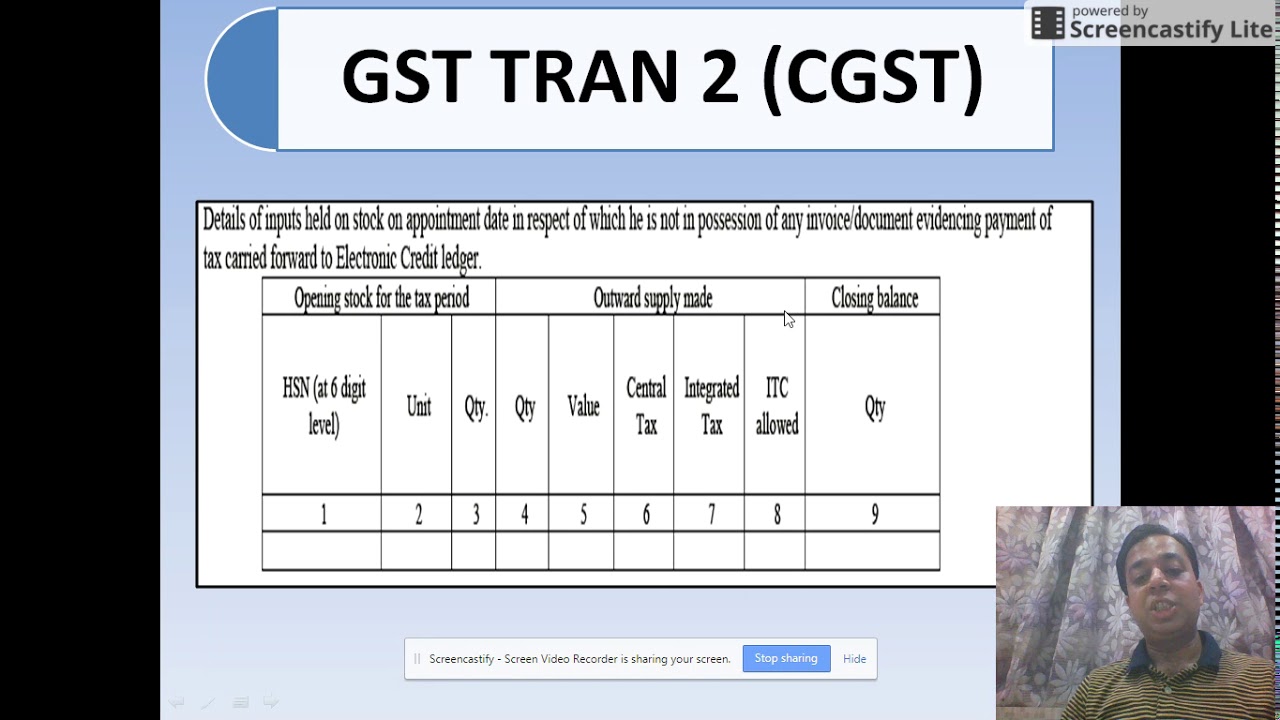GST TRAN 2 - YouTube
