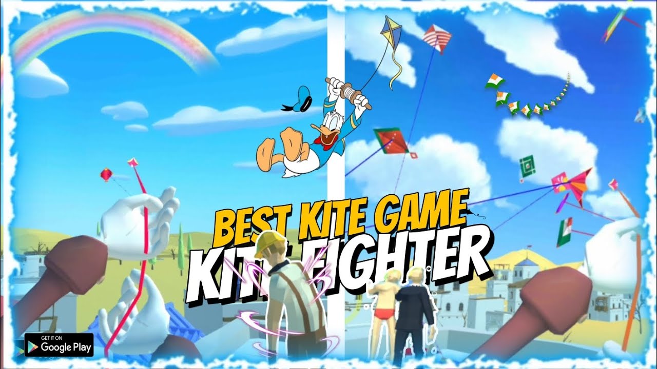 BEST KITE GAME only 60 MB kite fighter Brazil vs india gameplay # ...