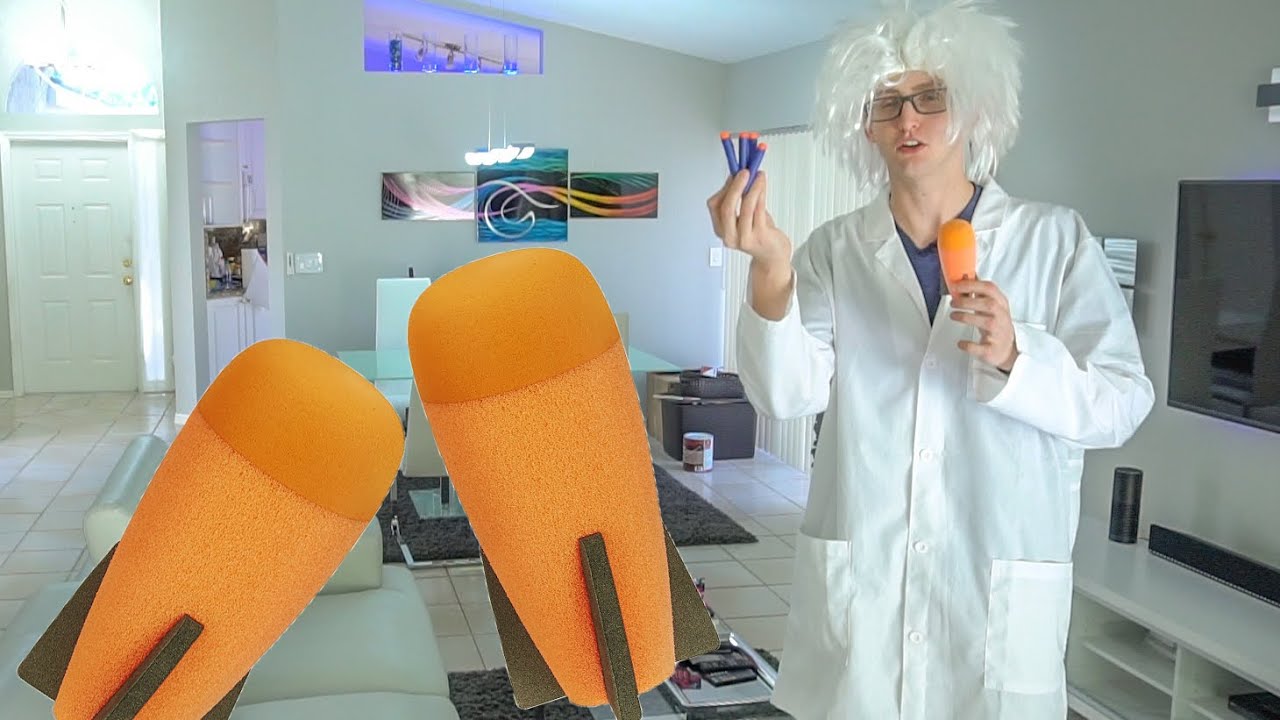 EXPLODING NERF GRENADE | NERF SUPER WEAPON - YouTube