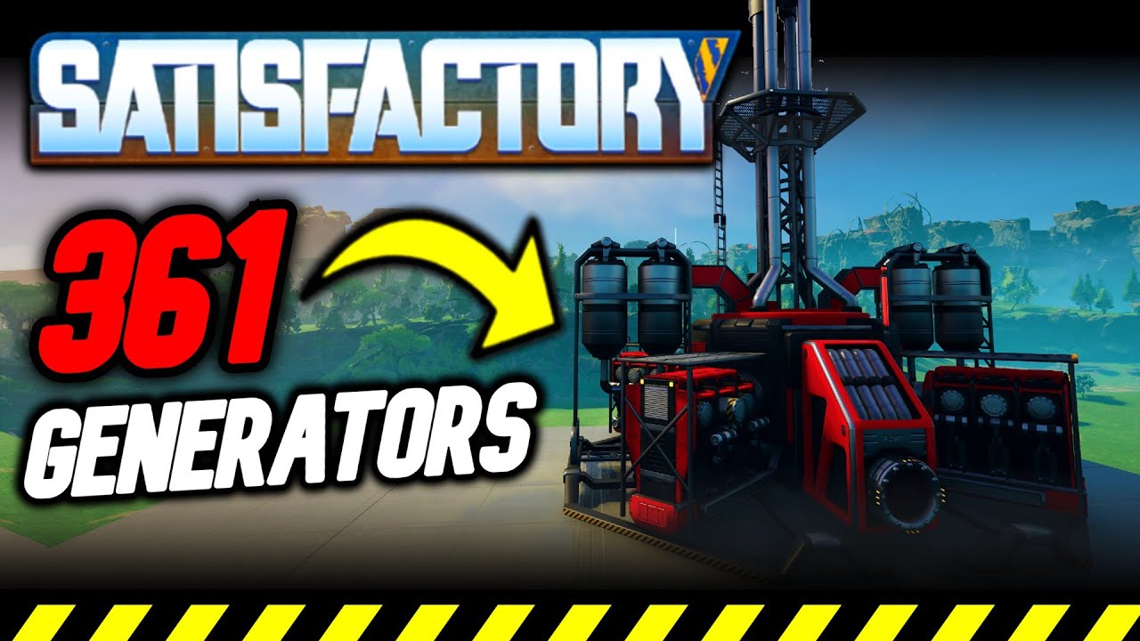 Connecting 361 FUEL GENERATORS!! - Satisfactory 1.0 | Part 41 - YouTube