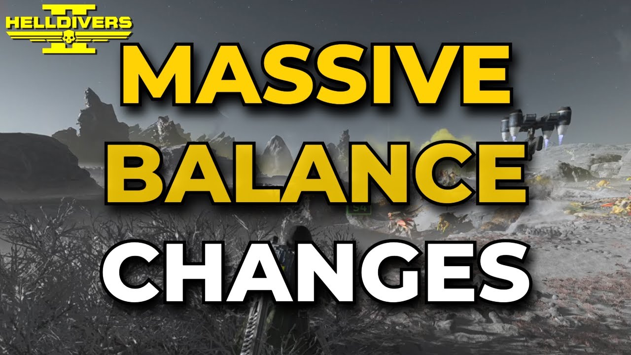 We Finally Got Our FIRST Balance Patch For Helldivers 2 - YouTube