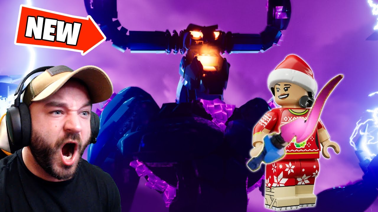 Defeating The LEGO Fortnite Storm King Boss! - YouTube