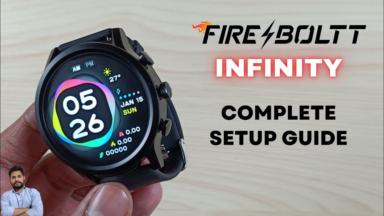 Fire-Boltt Infinity Smartwatch Full Setup Guide - YouTube