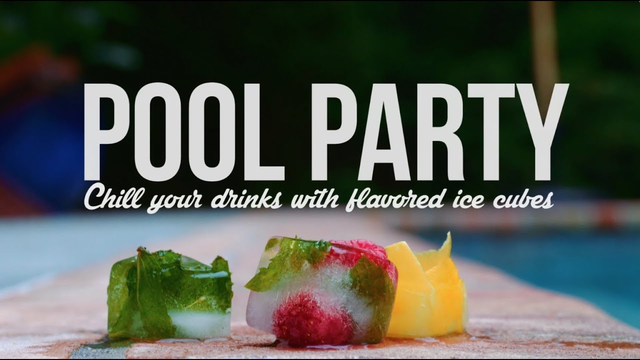 Pool Party: Flavored Ice Cubes - YouTube