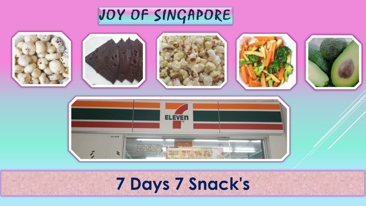 7 Days 7 Snack’s - Healthy and Easy Snacks for Kids - 7 Eleven ...