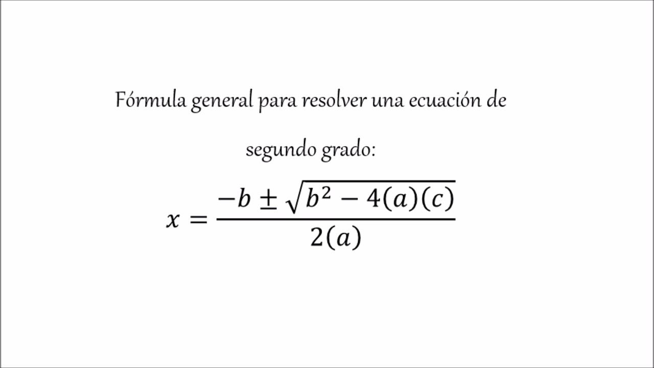 Resolver La Ecuaci n X 2 6x 8 0 Usando La F rmula General YouTube resolver-la-ecuaci-n-x-2-6x-8-0-usando-la-f-rmula-general-youtube