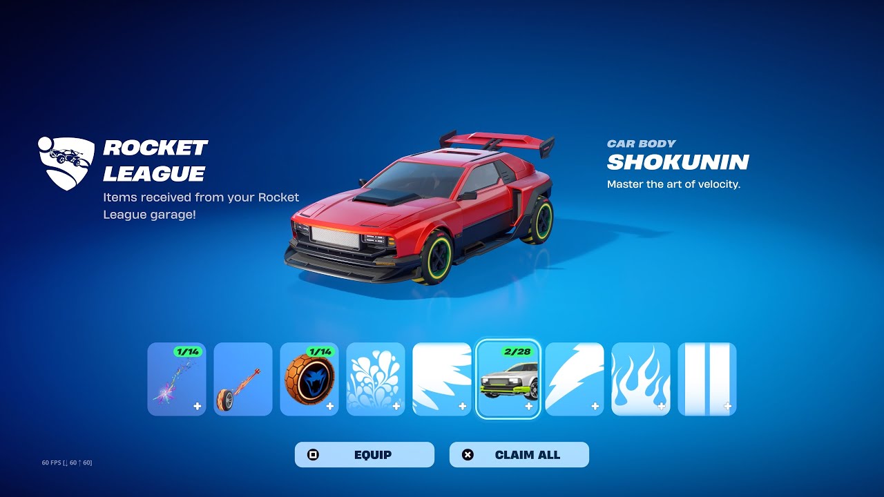 Fortnite Rocket Racing gameplay van de Shokunin GXT (Rocket Pass ...