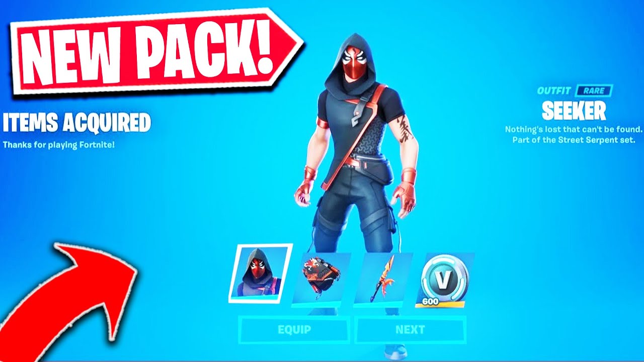 *NEW* Season 4 STREET SERPENT Starter Pack in Fortnite - Seeker Skin ...