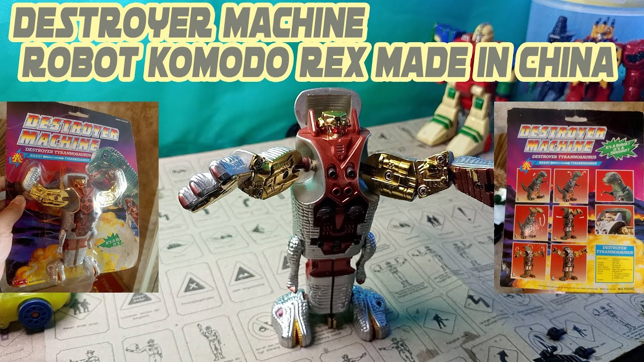 Destroyer Machine Toys, Buatan YCT 1993. Robot yg bisa berubah jadi ...