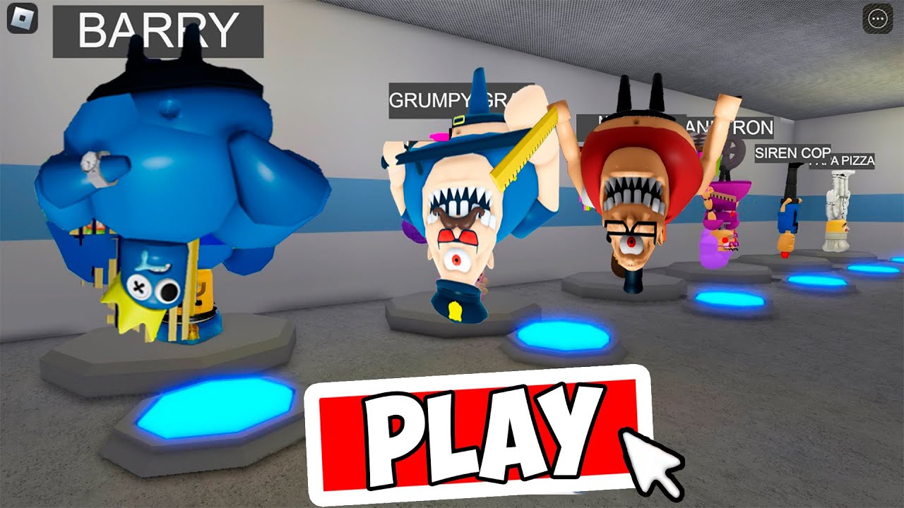 Escape from FAMILY BARRY OBBY FULL GAME Walkthrough (#Obby) - YouTube