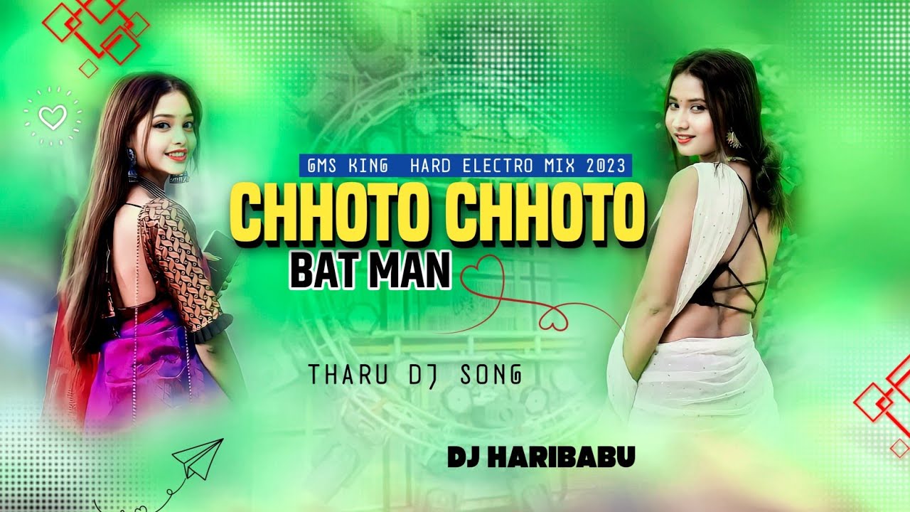 Chhoto chhoto Bat man Dj remix tharu song // super fast dance mix ...