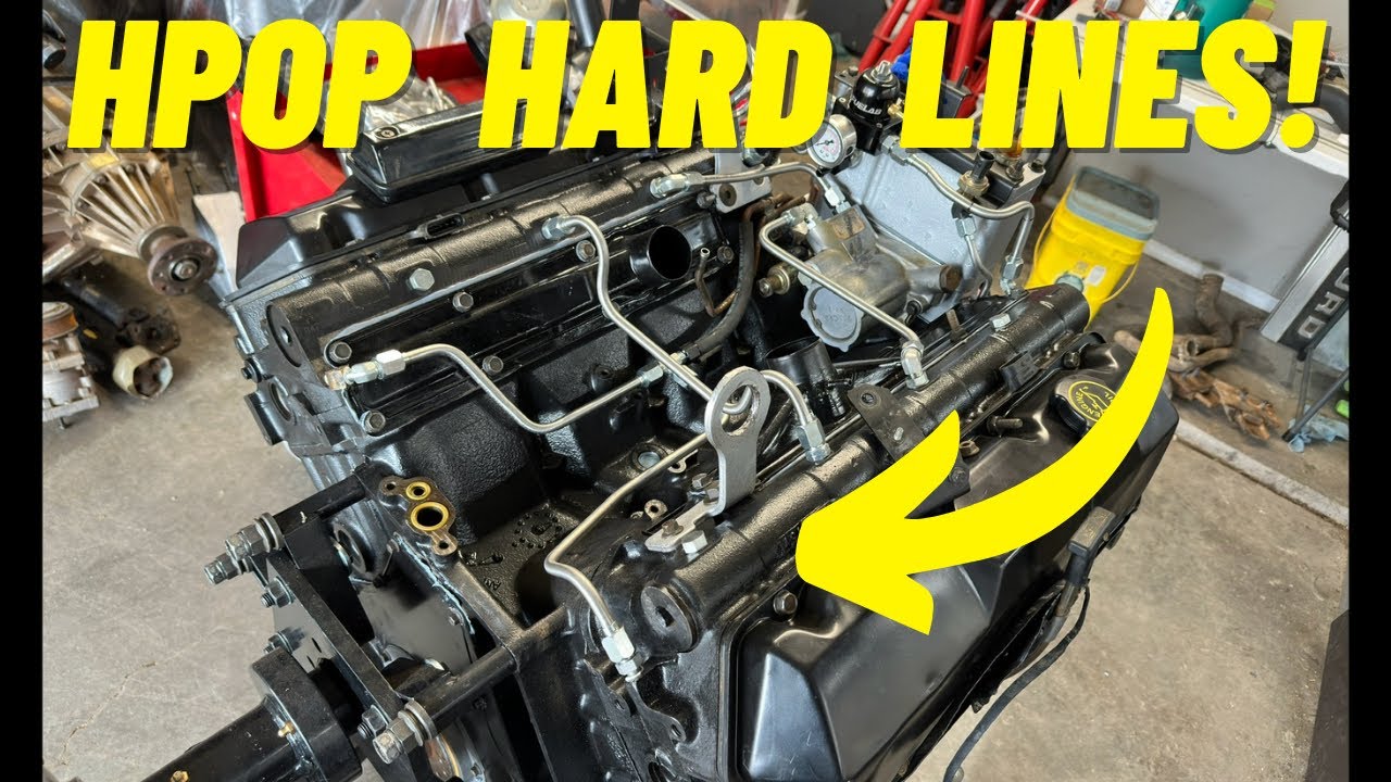 DIY Stainless Hard Lines | 7.3 Resurrection build pt 4 - YouTube