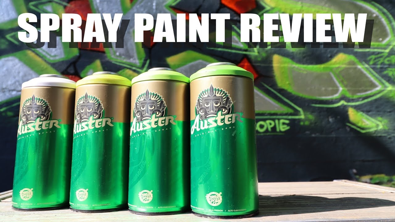 GRAFFITI SPRAY PAINT REVIEW ~~ Auster Spray Paint - YouTube