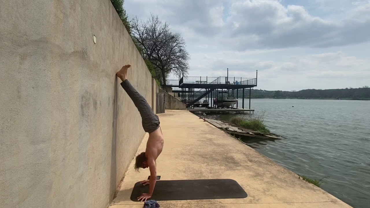 Vin Yin a fun Power Yoga Practice w handstands pincha mayurasana and ...