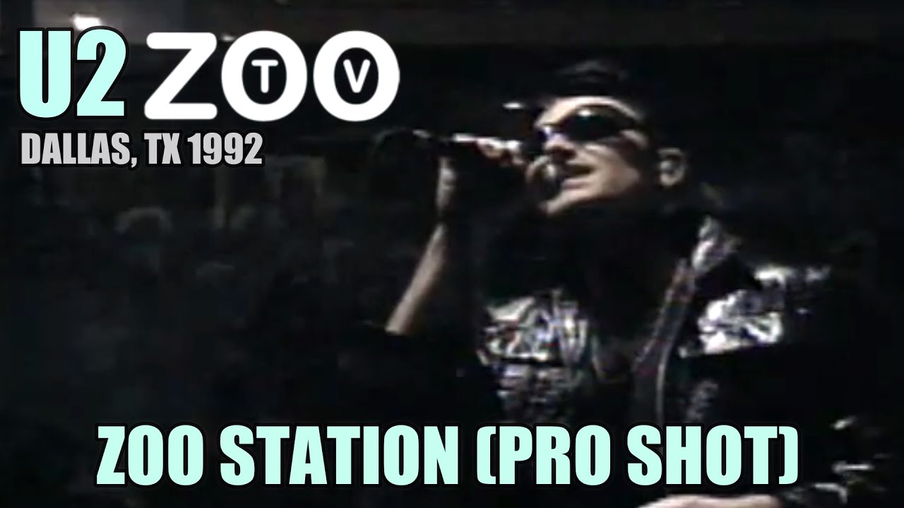 U2 ZOO TV TOUR INDOORS / ZOO STATION LIVE / Awesome intro! PRO SHOT ...
