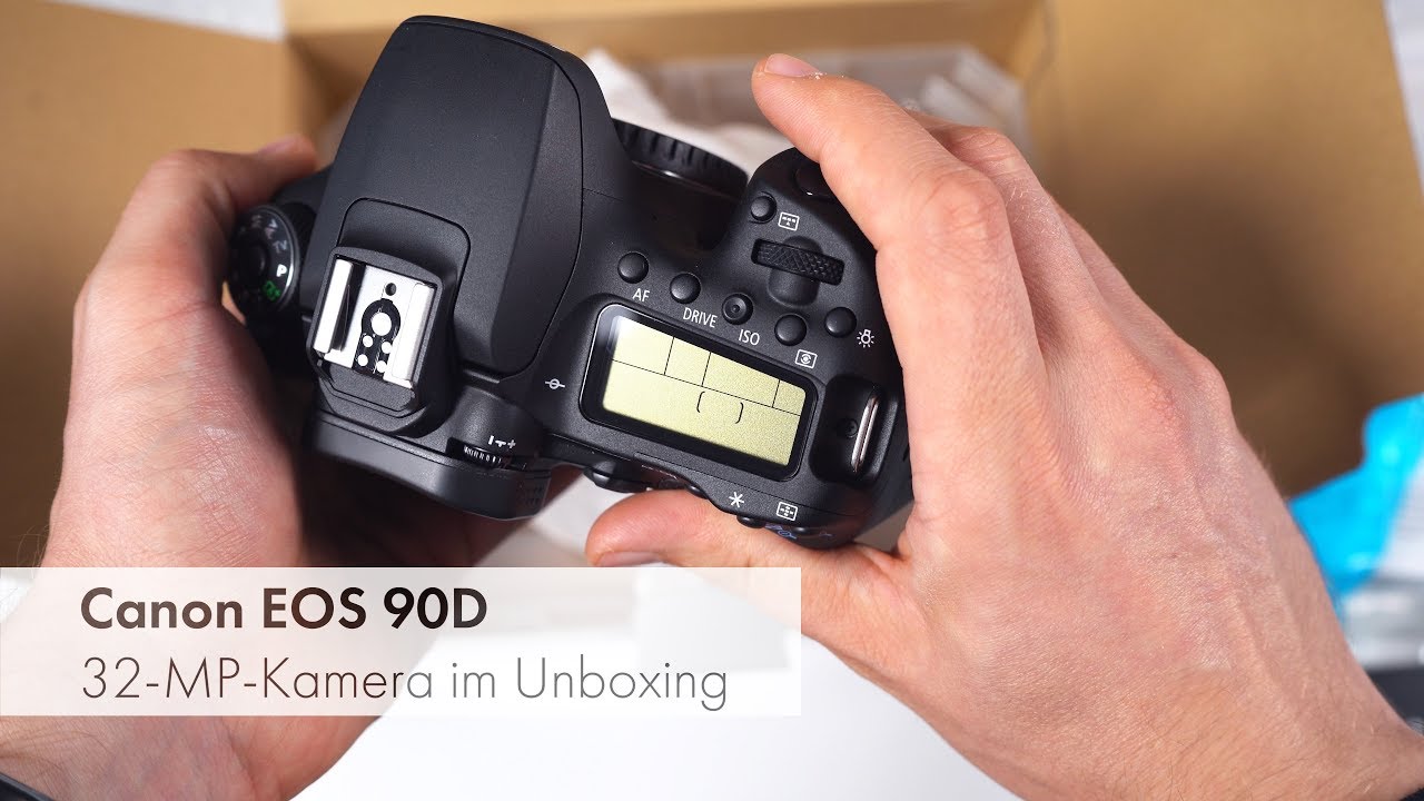 Canon EOS 90D | 32 Megapixel APS-C-Kamera im Unboxing [Deutsch] - YouTube