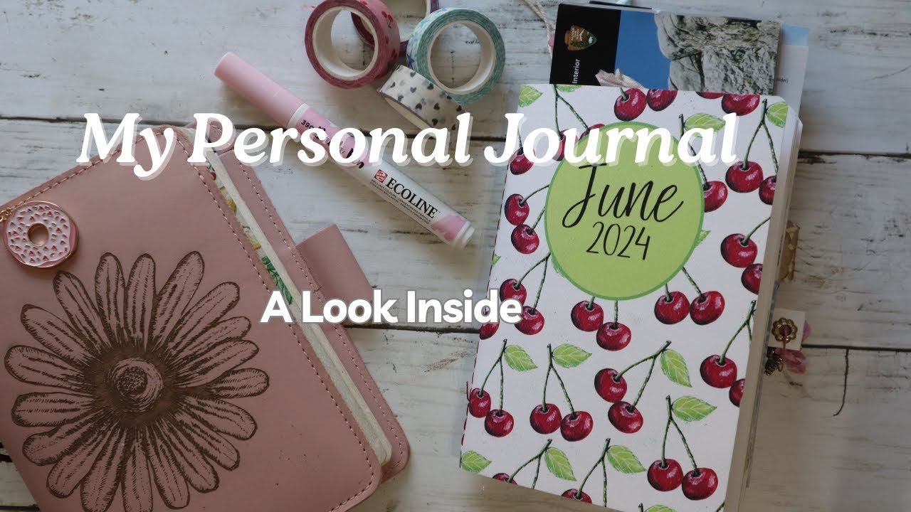 June Creative Journal Flip Through - My Personal Art Journal - Planner ...