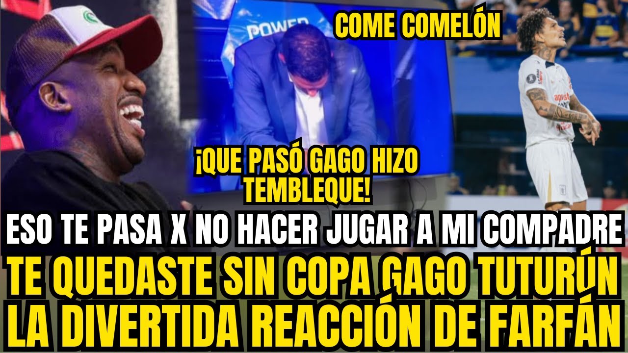 ¡DIVERTIDO! FARFÁN REACCIONA EN VIVO A LA DRAMÁTICA DEFINICIÓN POR PENALES DE ALIANZA CON BOCA ...