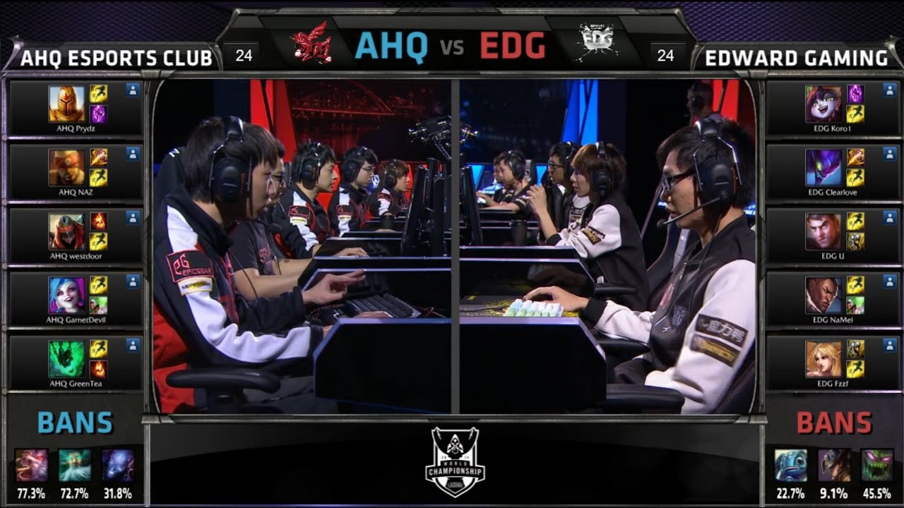 S4 Worlds Group Stage AHQ vs EDG (Group A) Highlights - YouTube