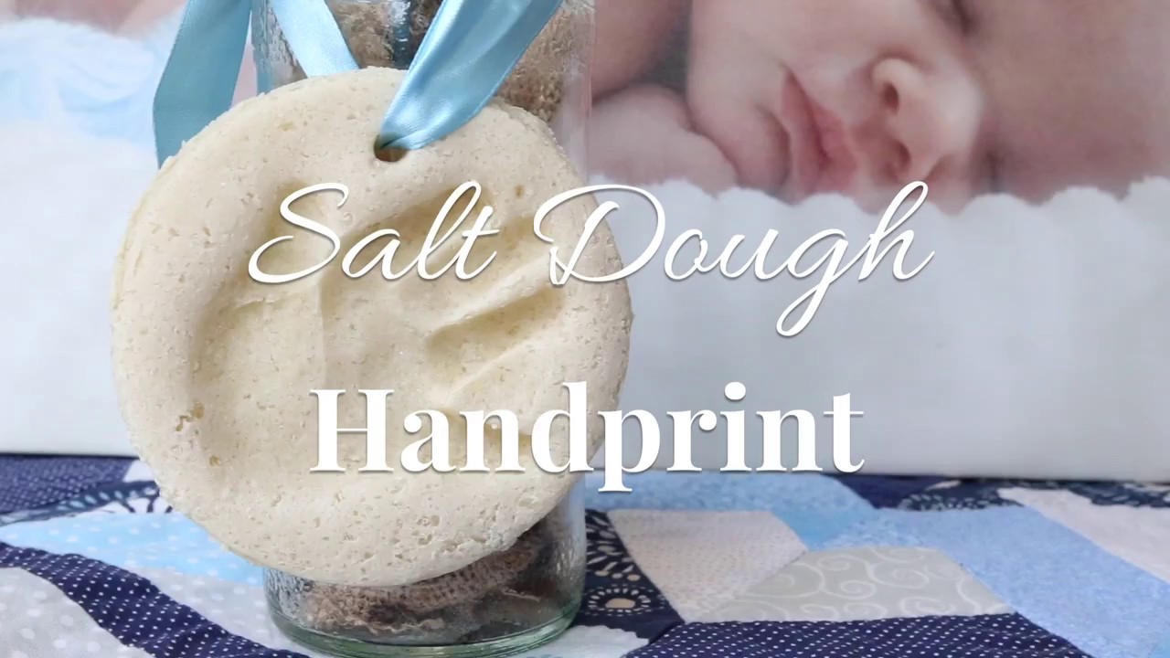 Salt Dough Handprint - YouTube
