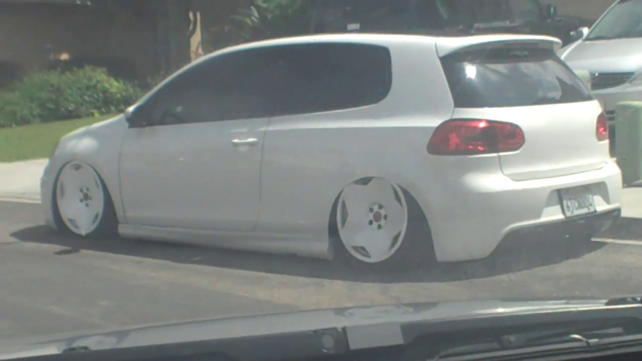 Slammed VR6 Turbo VW - YouTube
