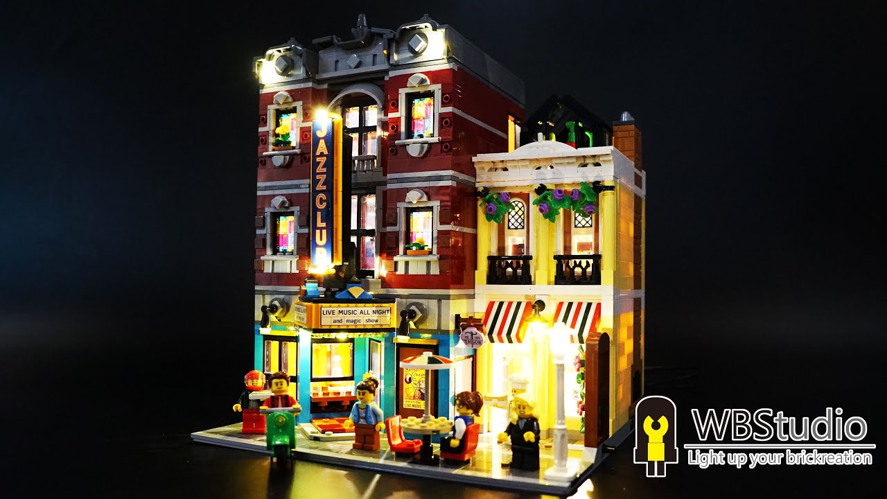 [WBS]Lego 10312 Jazz Club+Light Kit - YouTube