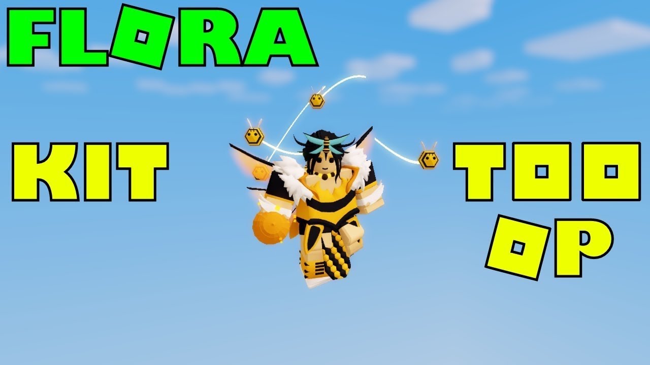 flora kit gameplay (roblox bedwars).. - YouTube