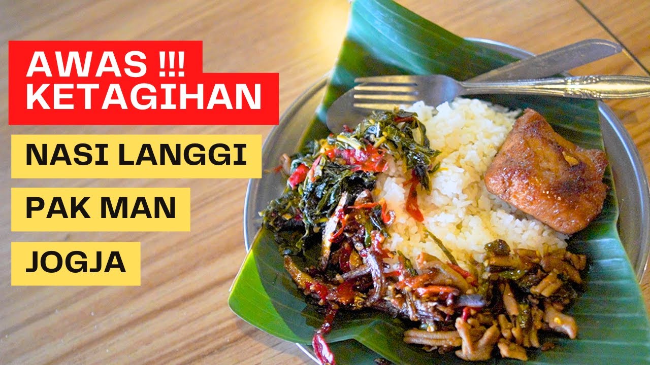 Nasi Langgi Pak Man Rasa Pedasnya Juara | Kuliner Jogja Murah - YouTube