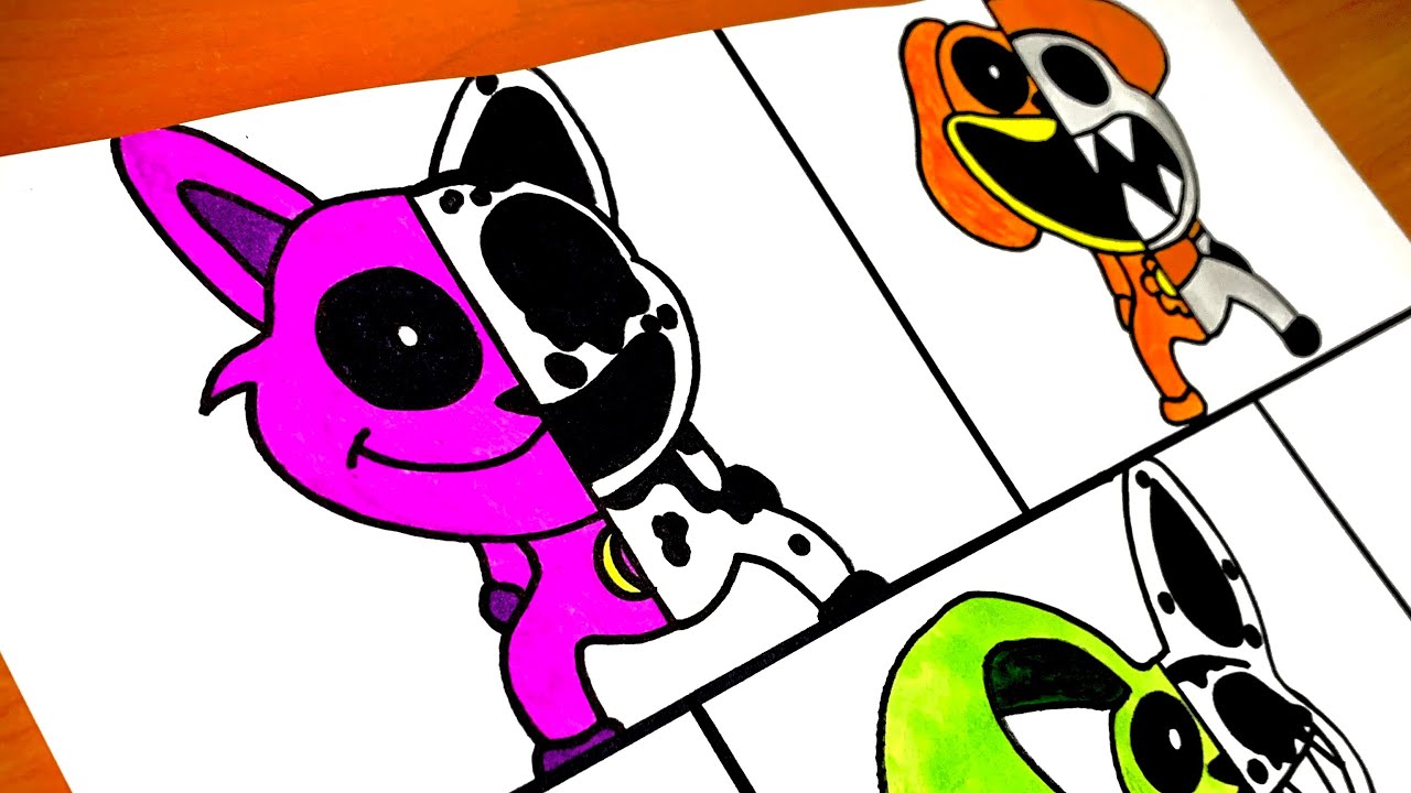 DRAWING SMILING CRITTERS VS ZOONOMALY?! Poppy Playtime Chapter 3 ...