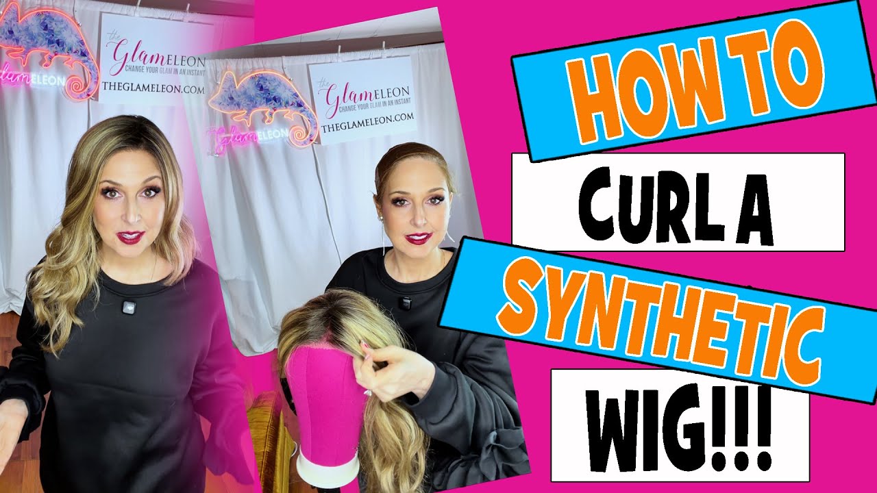 Did you Know You can curl a Regular Synthetic Wig? How to curl a ...