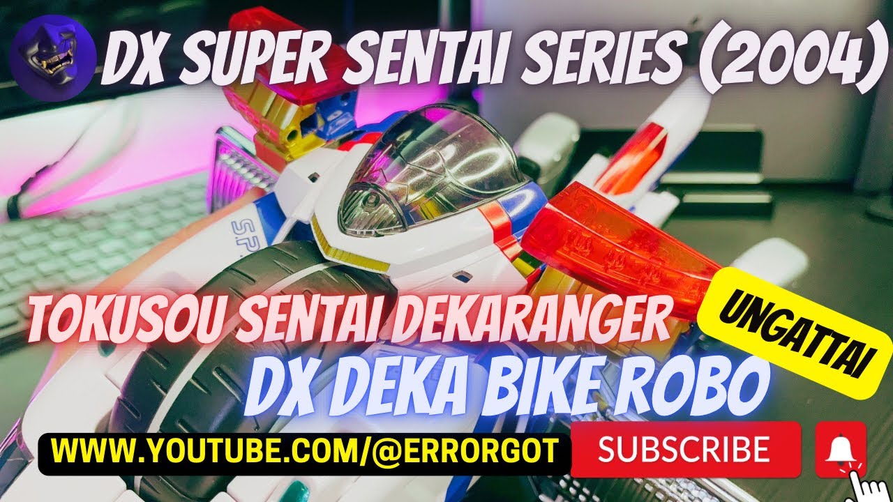 Ungattai DX Deka Bike Robo by ErrorGOT to celebrate 20th Anniversary of ...