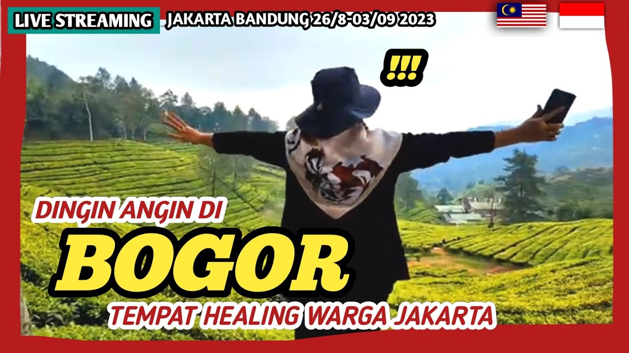 🔴🇲🇾🇮🇩 BOGOR | AMBIL ANGIN DINGIN DI PUNCAK BOGOR | TEMPAT HEALING ORANG ...