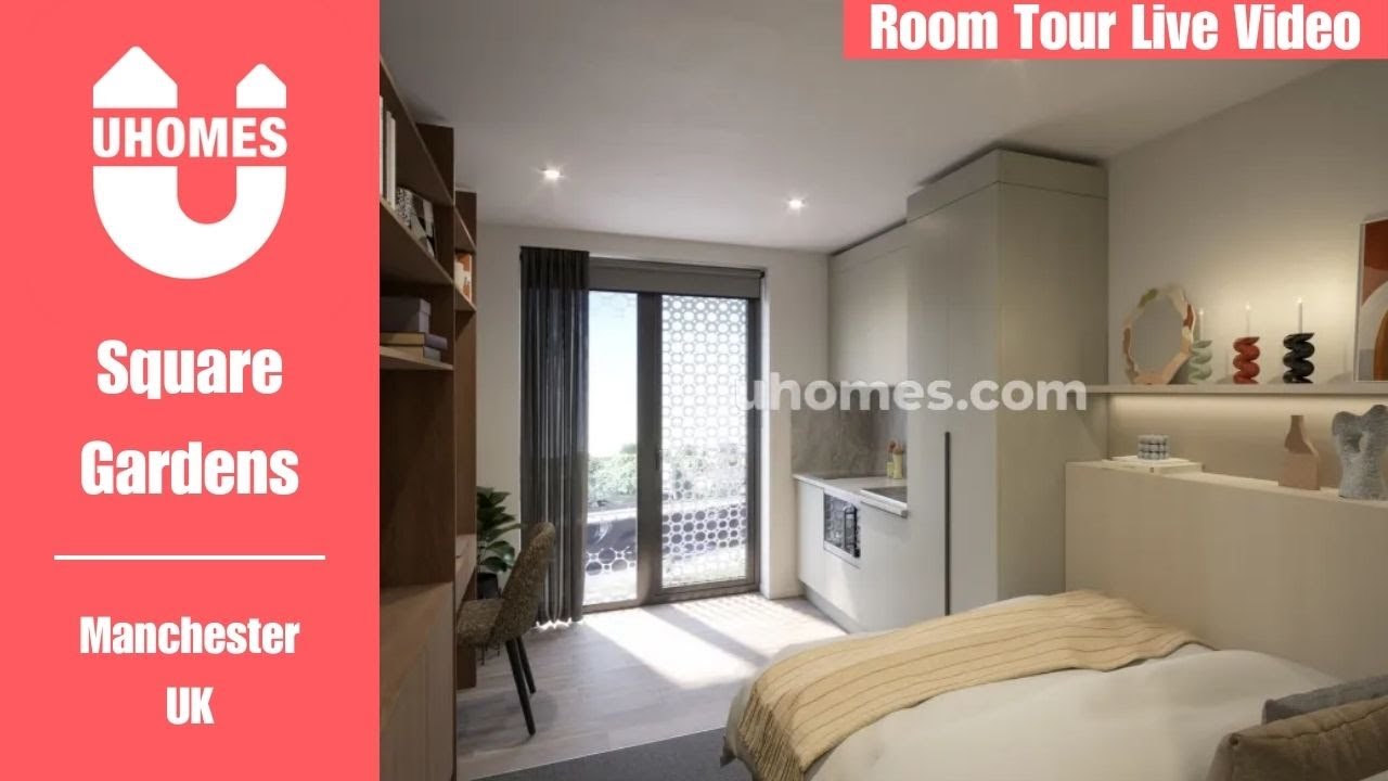 Modern Student Accommodation In Manchester - Square Gardens [Room Tour ...