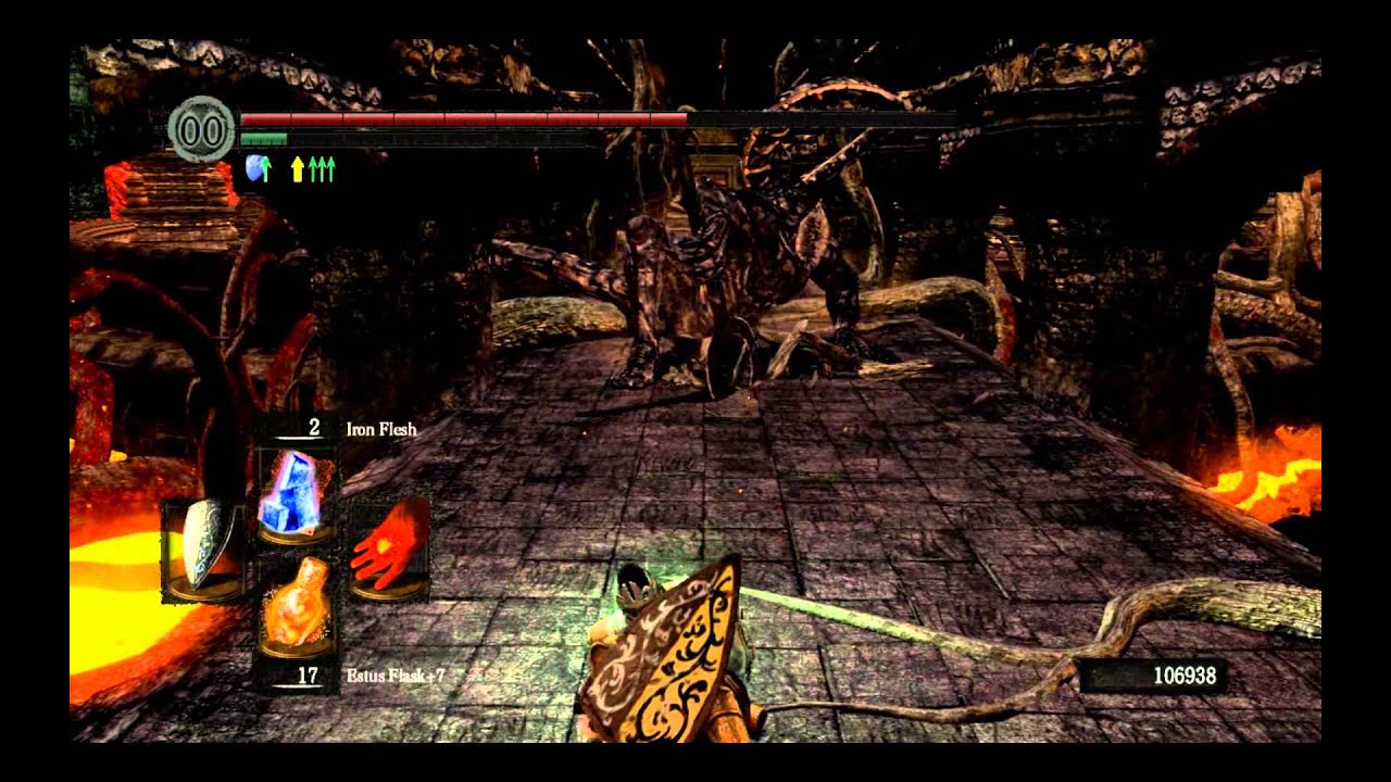 Dark Souls - Lost Izalith Titanite Demon - YouTube