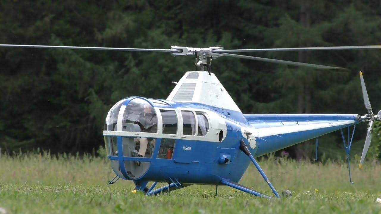 17. Pöting Turbinenmeeting 2018 - beautiful Sikorsky S-51 from Thorsten ...