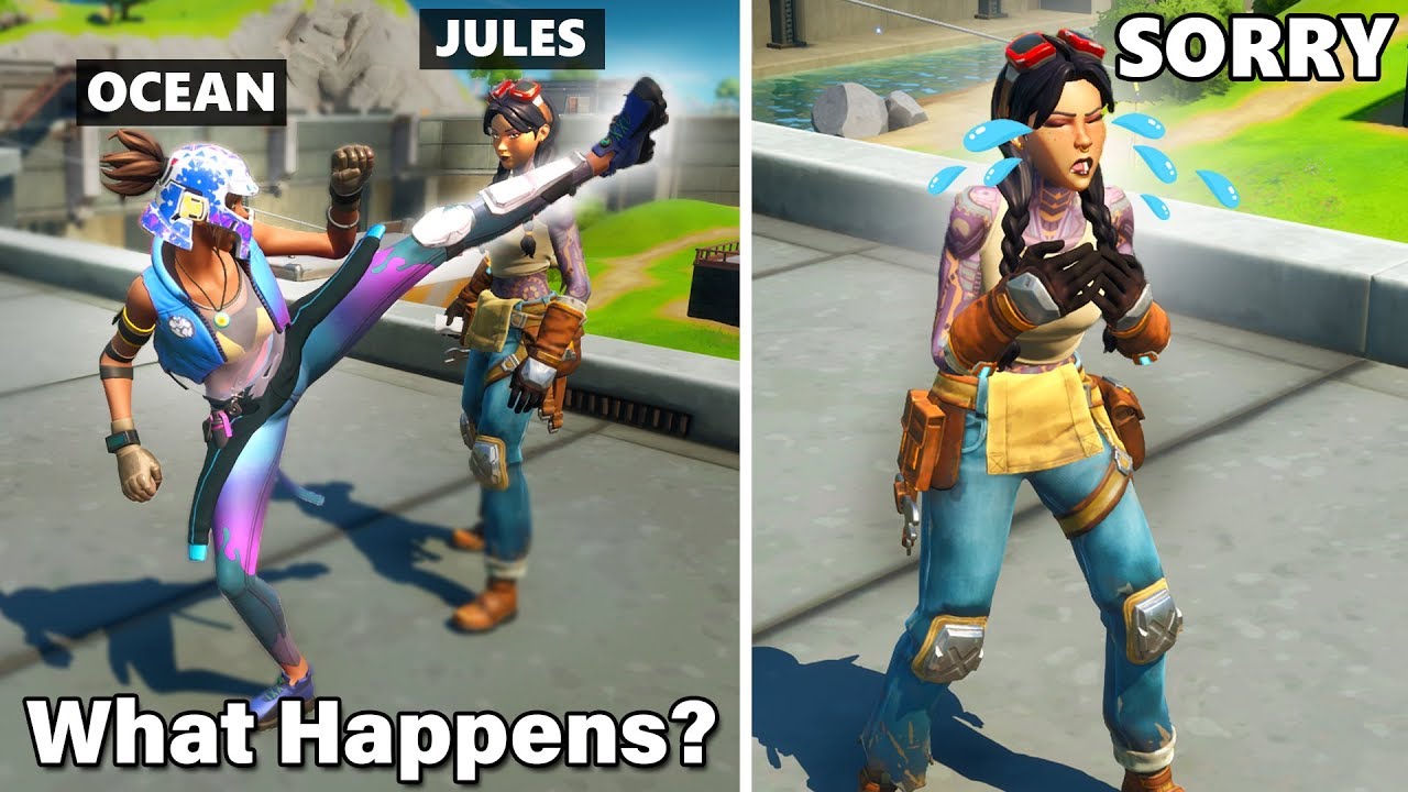 What Happens if Boss Jules Meets Boss Ocean in Fortnite - YouTube