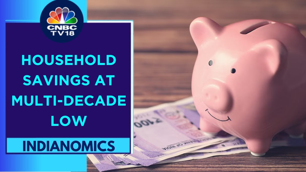 Household Savings Drop To A 5-Decade Low In FY23 | Indianomics | CNBC TV18 - YouTube