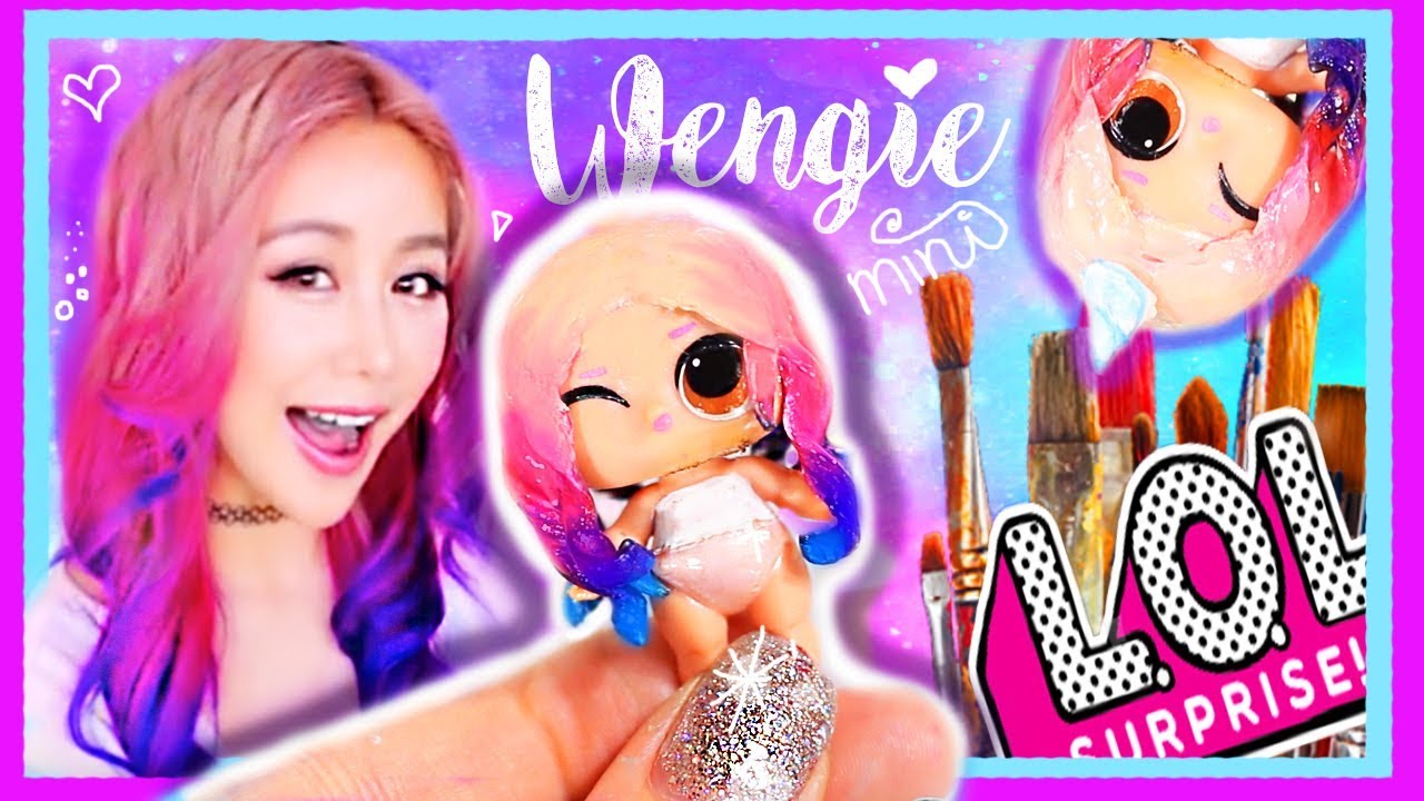 WENGIE 🦄 Custom LOL Surprise DOLL LIL' SIS - DIY Tutorial 💘 - YouTube