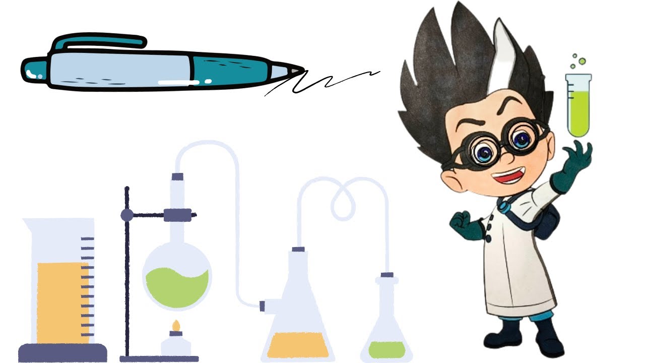 Colorize the evil scientist from PJ Masks 🎭 - For kids and toddlers ⭐️ ...