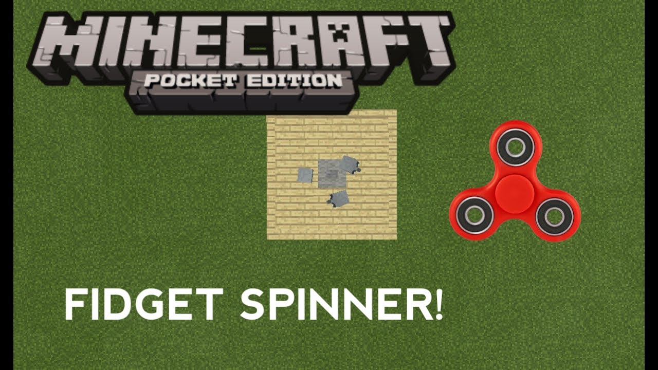 How To Make Fidget Spinner|Minecraft Pe 1.1 - YouTube