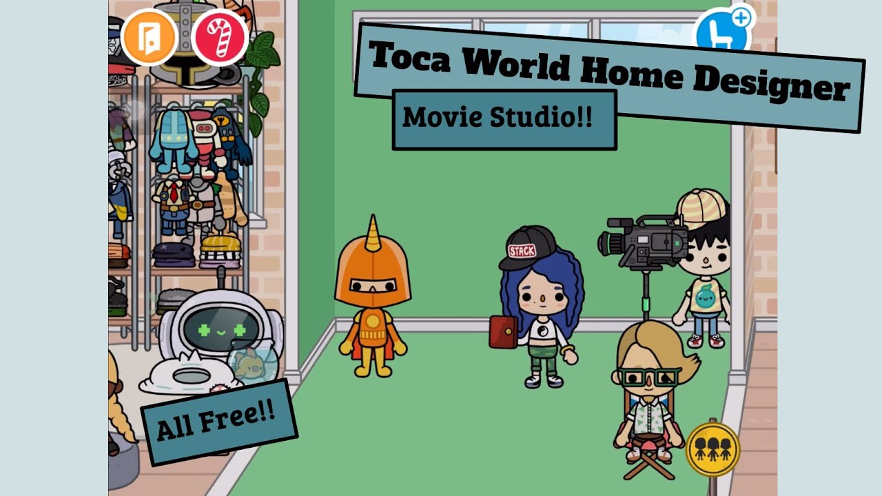 Toca Life World | Home Designer Movie Studio ( All Free!! ) - YouTube