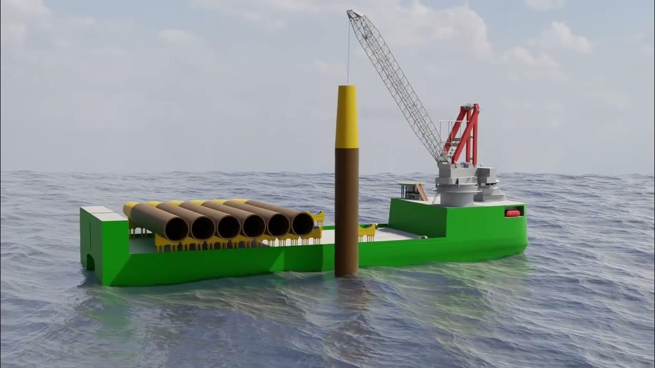 Orcaflex visualization in Blender - YouTube