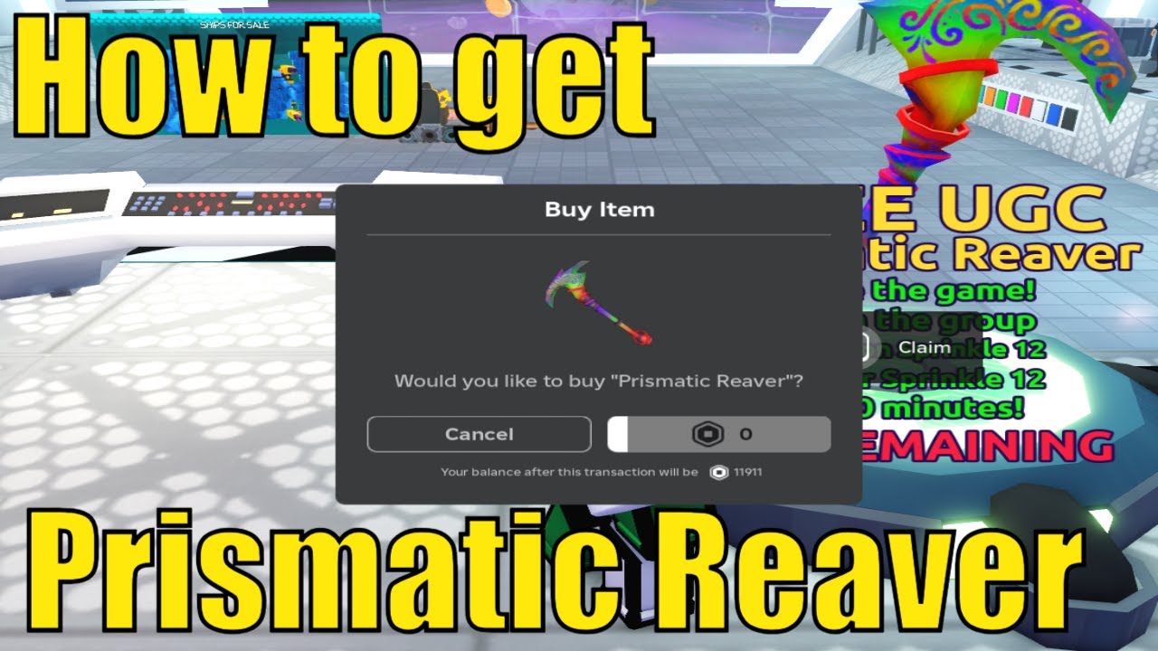 How to get Prismatic Reaver in Build a Rocket on Roblox | How to get to ...