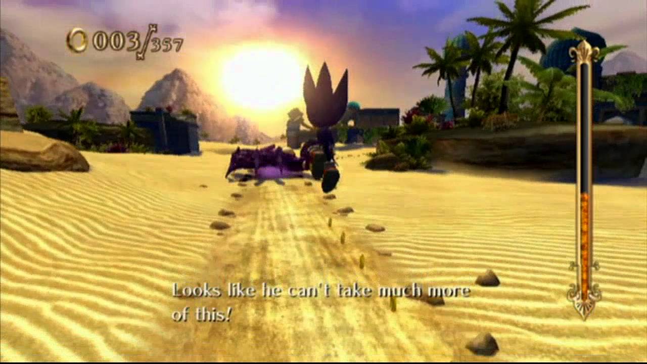 Sonic and the Secret Rings (Wii) Sand Oasis Boss Gold Medal - YouTube