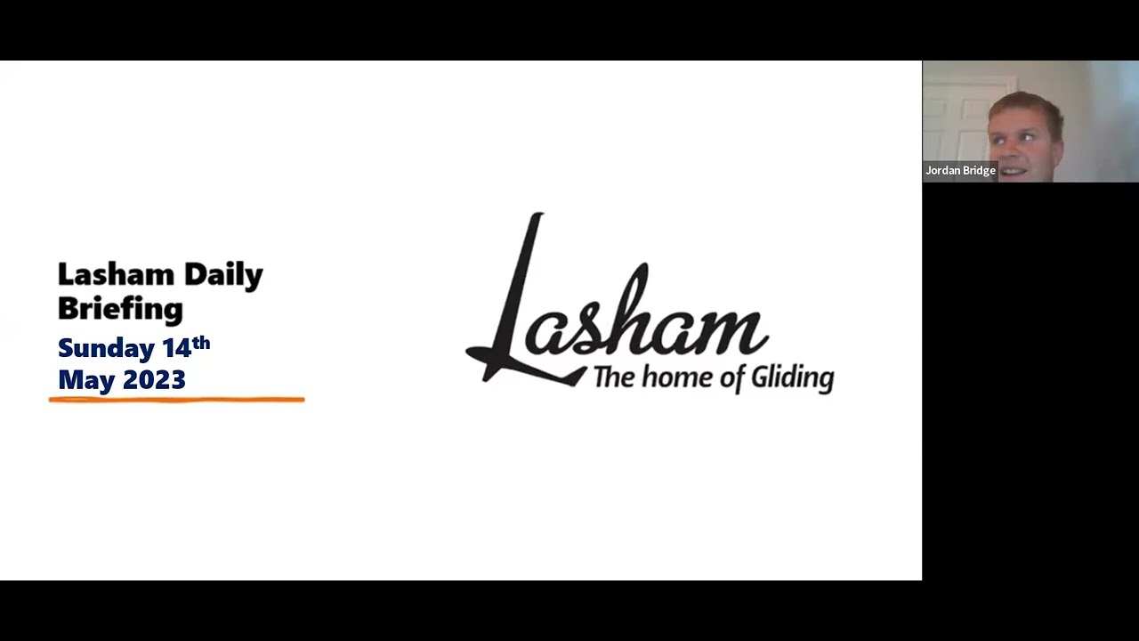 Lasham Gliding Daily Briefing- Sunday 14th May 2023 - YouTube
