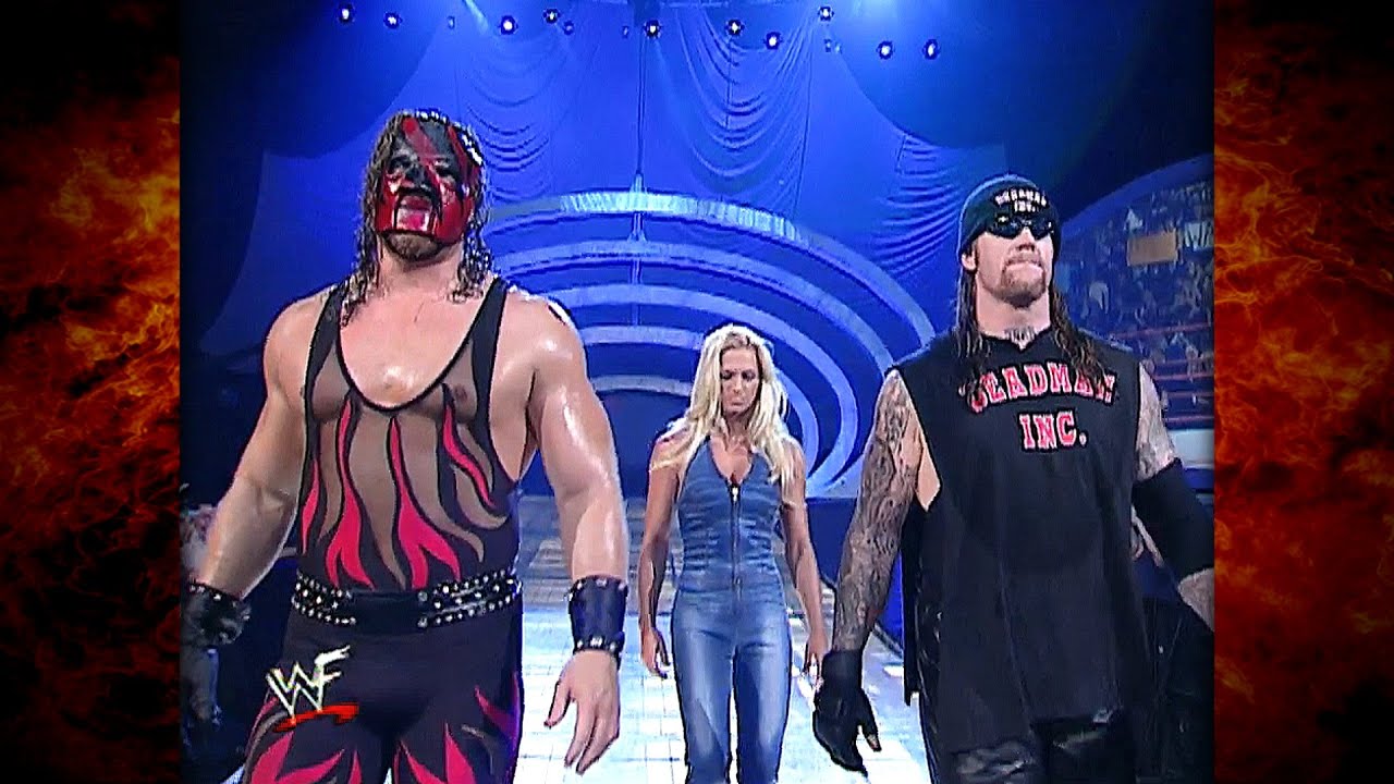 The Undertaker & Kane w/ Sara vs Chuck Palumbo & Sean O'Haire WCW Tag ...